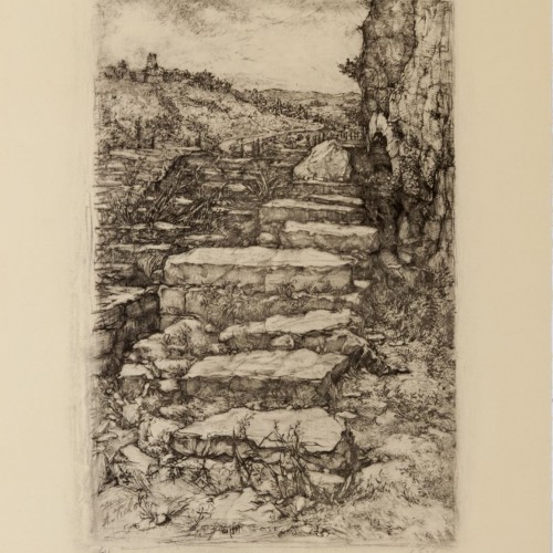 Anna Ticho – Stairs – Bineth Art Gallery