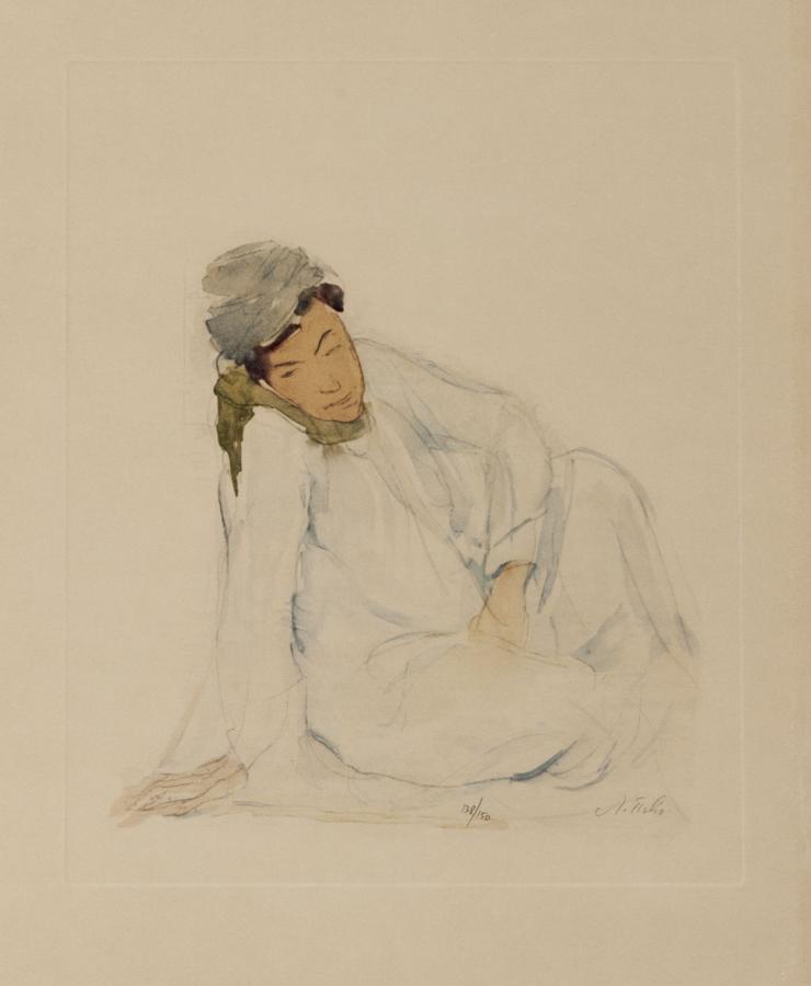 Anna Ticho – Bukhari Woman – Bineth Art Gallery